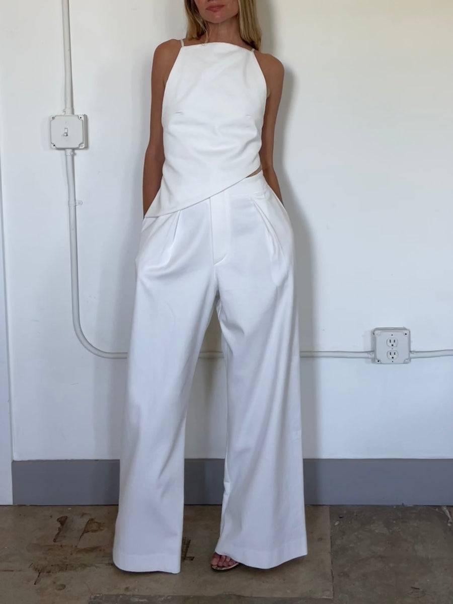 Open Back Apron Top – VINCENT JAMES