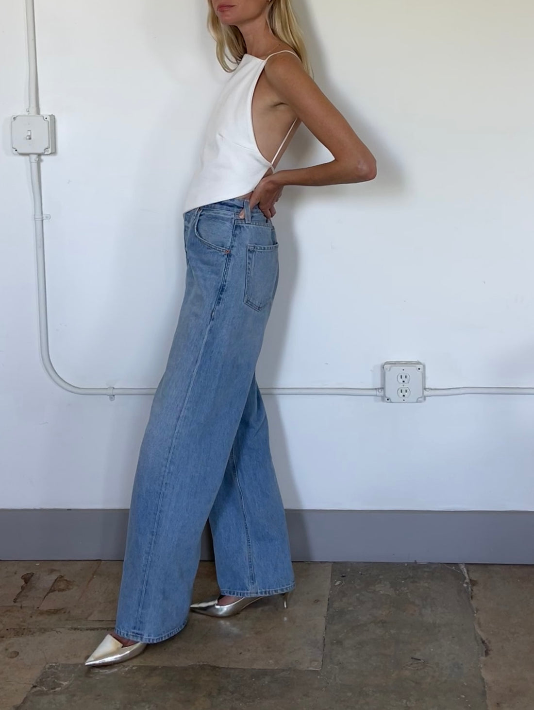 Open Back Apron Top – VINCENT JAMES